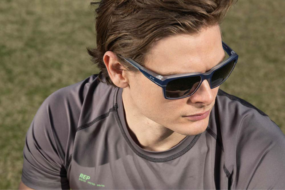 Yannis Sports Glasses in Paco Blue - Oscar Wylee